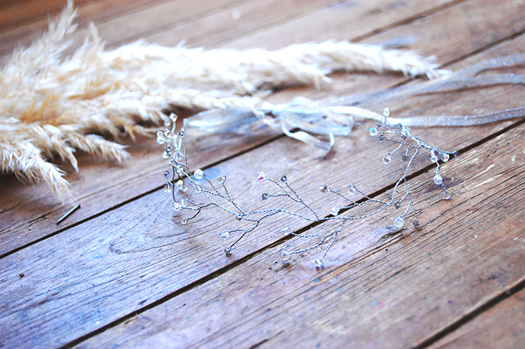 DIY : La couronne perlée - Albe Editions - ORGANISER SON MARIAGE